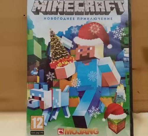 Диск с компьютерной игрой "Minecraft"