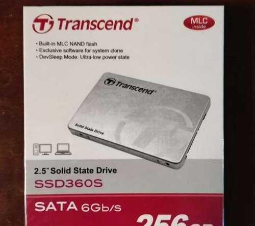 Новый SSD Transcend 256GB ssd360s MLC