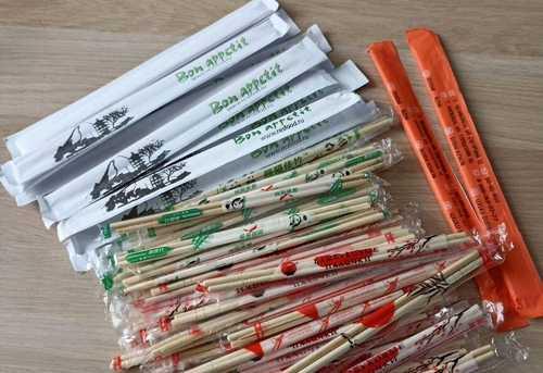 Палочки для суши бамбуковые 100 шт