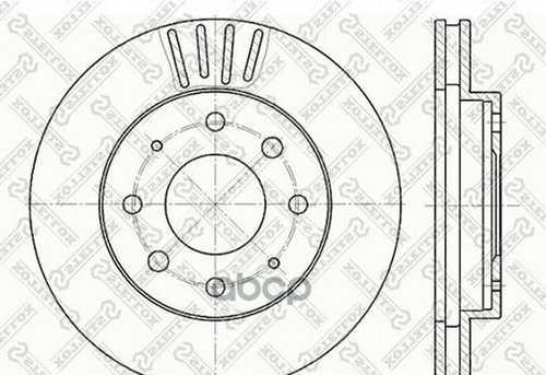 6020-3025V-SX диск тормозной передний Mitsubis