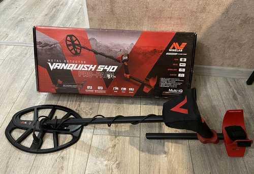 Металлоискатель minelab vanquish 540 pro pack