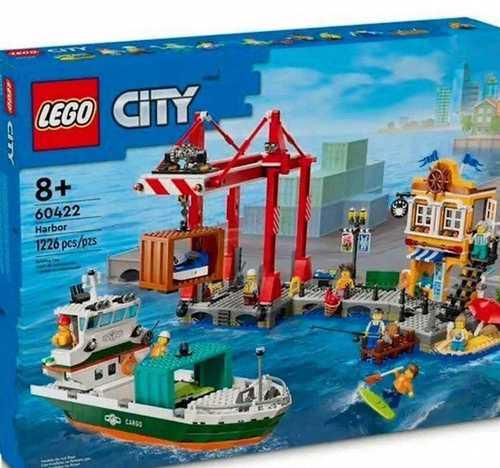 Lego city Приморская гавань с грузовым суд 60422