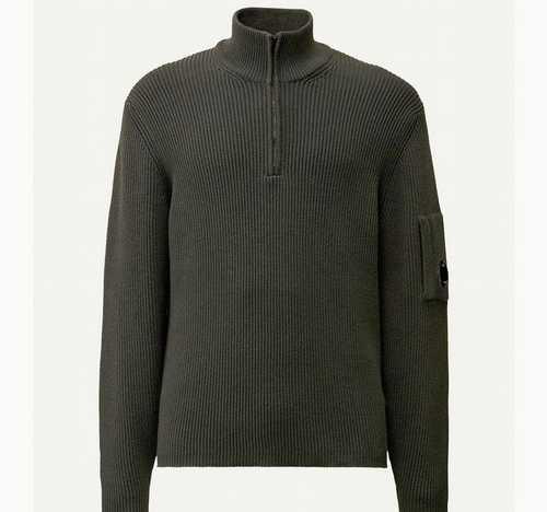 CP Company Full Rib Half Zipped Knit