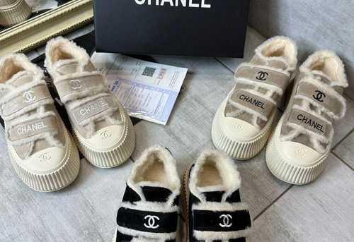 Кеды зимние chanel