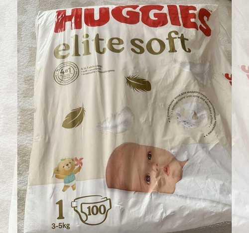 Подгузники huggies elite soft 1