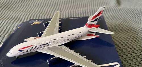 Модель самолёта 1:400 British Airways A380