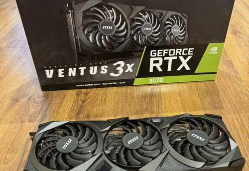 RTX 3070 8gb MSI Ventus 3x OC Гарантия