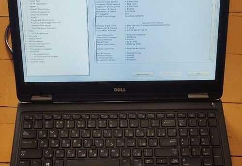 Ноутбук dell Latitude E5550