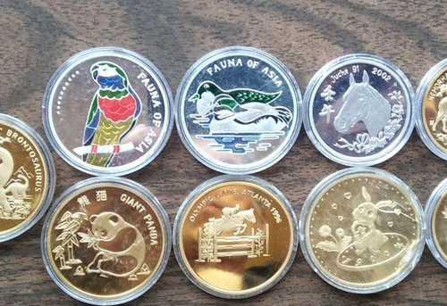 Монеты 1 вон 2001-2002гг. Северная Корея (кндр)