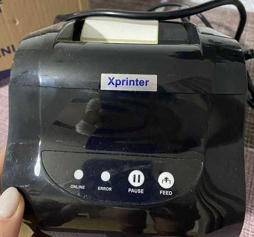 Термопринтер для этикеток xprinter xp 365b