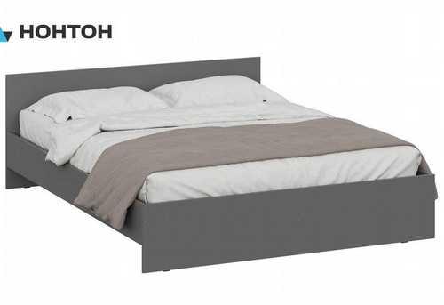 Кровать Эккервуд 1.6 м графит серый
