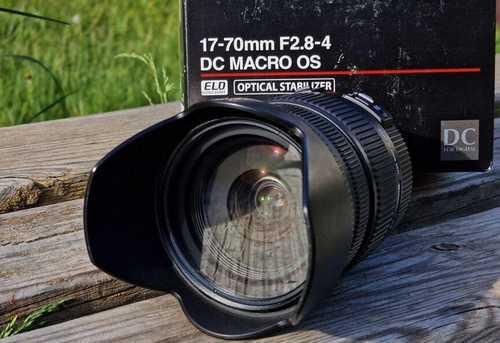Объектив Sigma AF 17-70 mm f 2.8-4.0 Canon