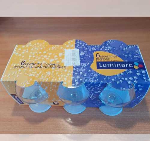 Бокалы коньячные luminarc набор 6 штук в коробке