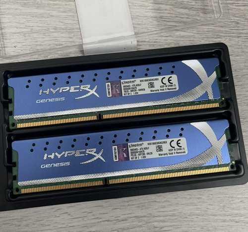 Оперативная память ddr3 4 gb x 2 1866 hyperx