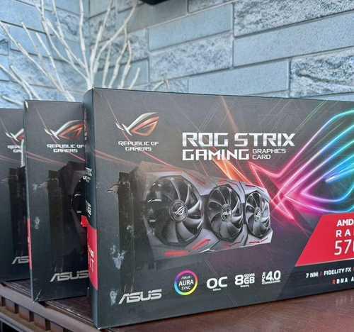 Видеокарта Rx 5700 XT 8GB Asus Rog Strix OC/Пломба