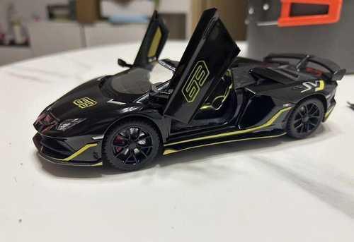 Машинка Lamborghini Aventador SVJ, 22 см