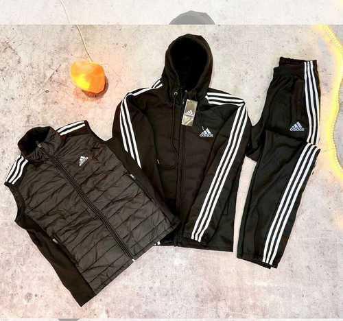 Спортивные костюмы Adidas тройка зимние