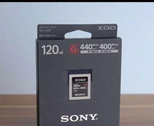 Sony XQD 120GB, картридер XQD