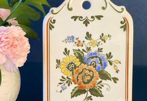 Фарфоровая доска для сыра.Villeroy boch Amsterdam