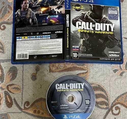 Диск на PS4 PS5 Call of Duty Infinite Warfare