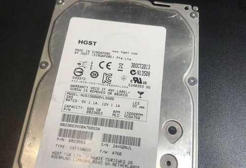 Жесткий диск hgst 600 Gb 15K SAS HUS156060VLS600