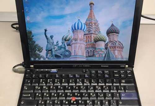 Lenovo thinkpad x200 + докстанция