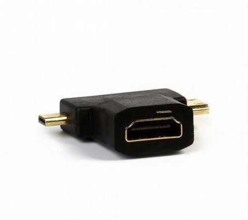 Адаптер Smartbuy hdmi F-minihdmi M-microHDM