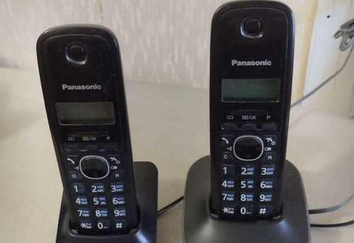 Городские телефоны Panasonic, база + допонительный