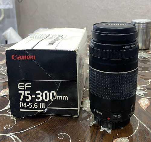 Объектив для canon 75-300 мм