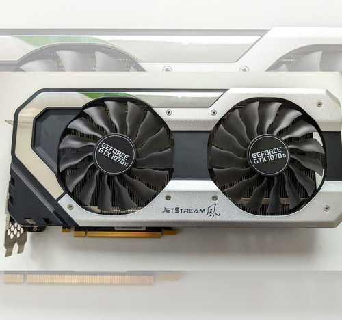 Видеокарта Palit GeForce GTX 1070 Ti jetstream