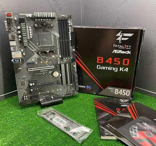 Материнская плата AM4 ASRock Fatal1ty B450 Gaming