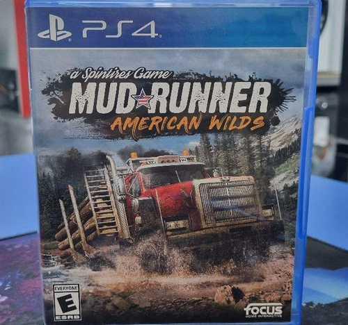 Игра Spintires: MudRunner American Wilds диск PS4