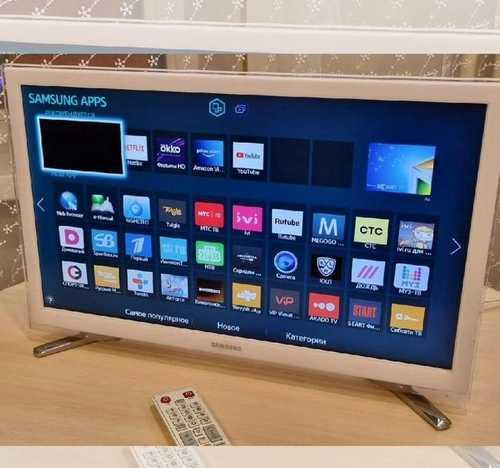 Samsung.22"(56 см),smart TV.WI-FI.белый.доставка