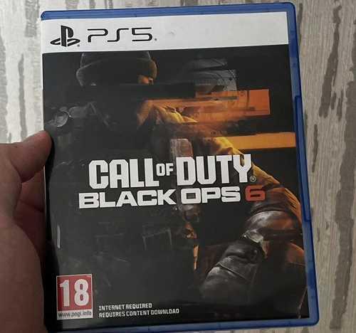 Call of duty black ops 6 ps5 диск