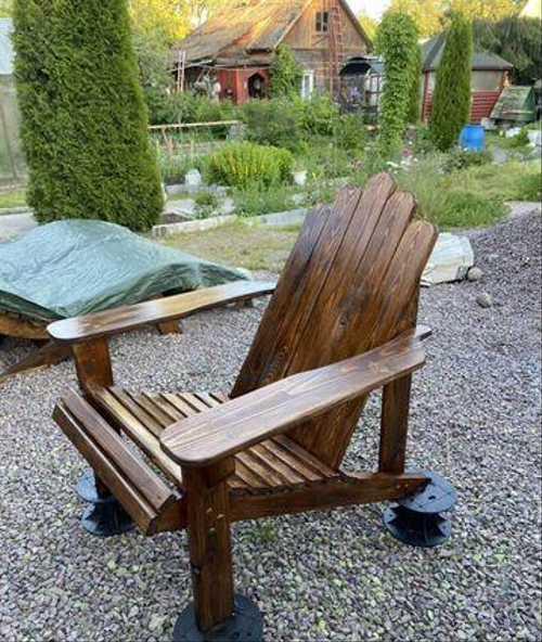 Садовое кресло Адирондак из дерева для улицы