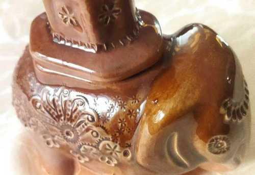 Статуэтка слон керамика