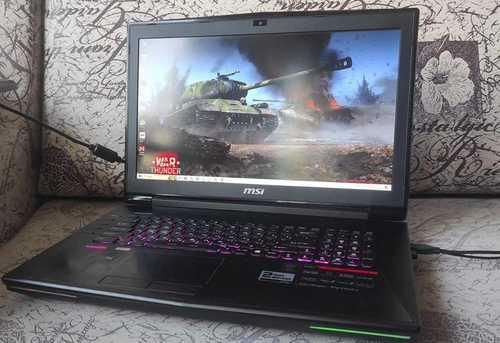 Игровой ноутбук msi gt72