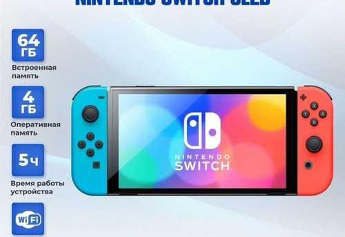 Игровая приставка Nintendo Switch oled Neon 64 GB