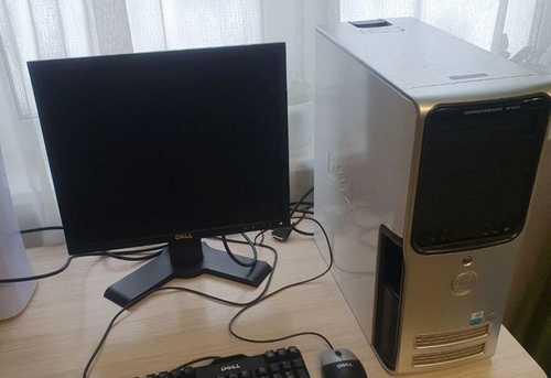 Компьютер Dell- корпус, монитор, клава и мышь