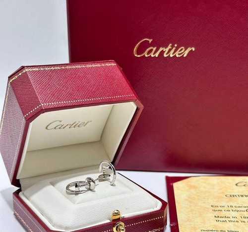 Серьги Cartier золотые