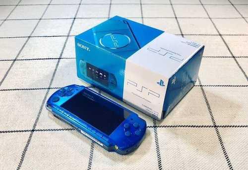 Новая в коробке PSP 3000 (3008), синяя