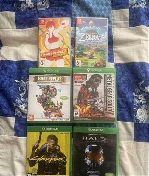 Диски Xbox One, Series X, Playstation 4, 5, Switch