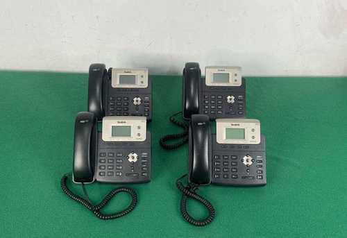 VoIP-телефоны Yealink SIP-T21P E2, черные-4 шт