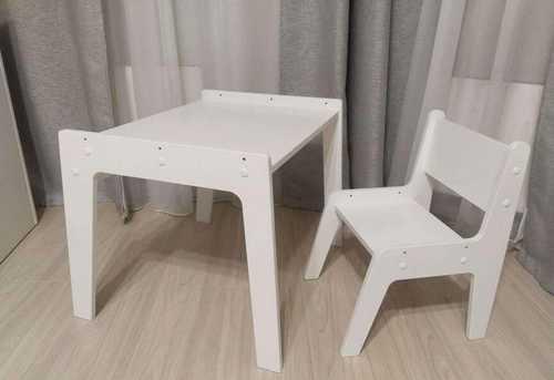 Растущий стул и стол для малышей