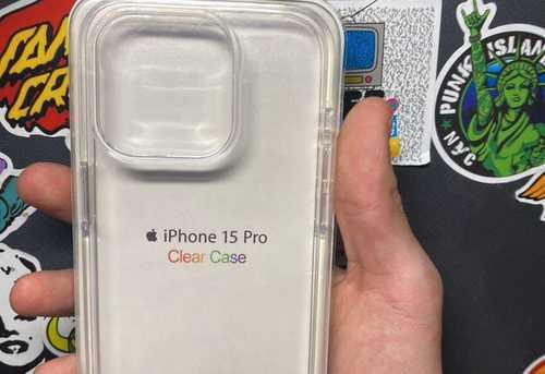 Чехол clear case iPhone 15 pro