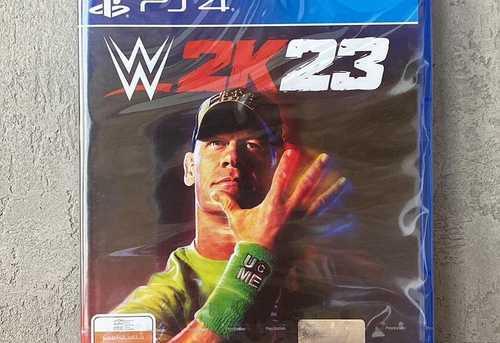 WWE 2K23 игровой диск для PS4