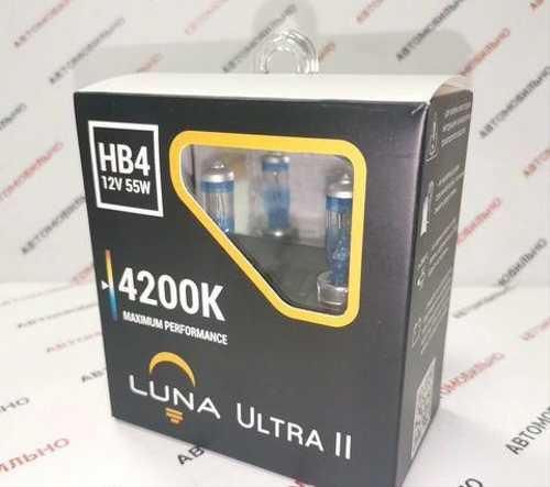 Автолампа галогенная luna Ultra II HB4 4200K, 12V