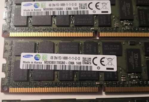 Серверная DDR3 4/8/16 Gb 1866 Mgz Samsung