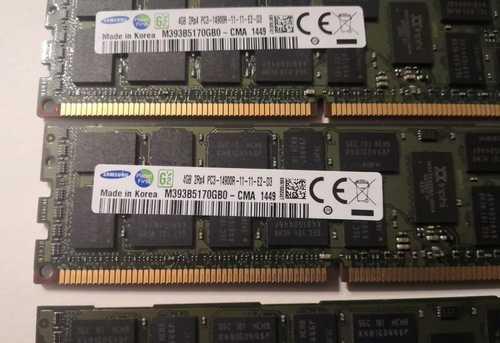 Серверная DDR3 4/8/16 Gb 1866 Mgz Samsung