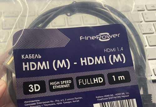 Hdmi-hdmi кабель 1 м (новый)